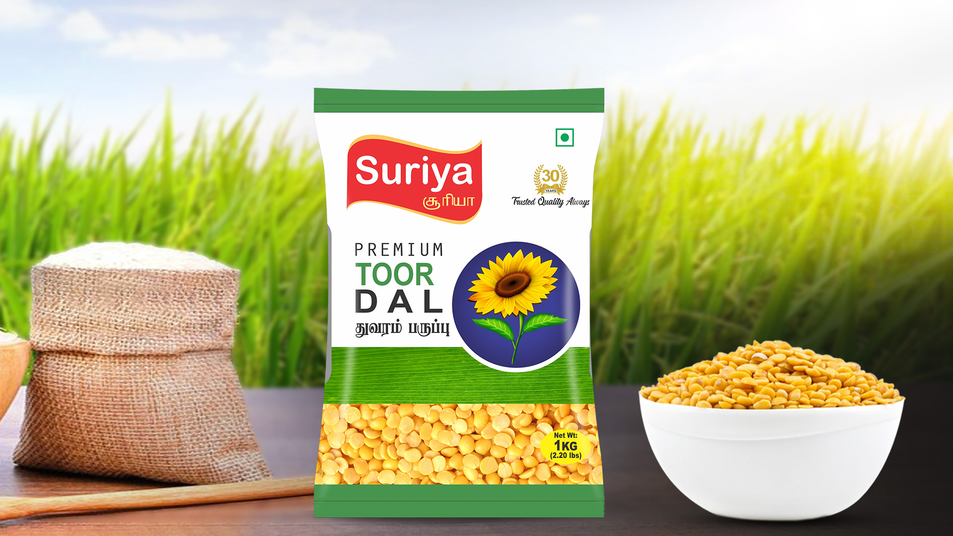 Toor Dal - Suriya Brand Rice